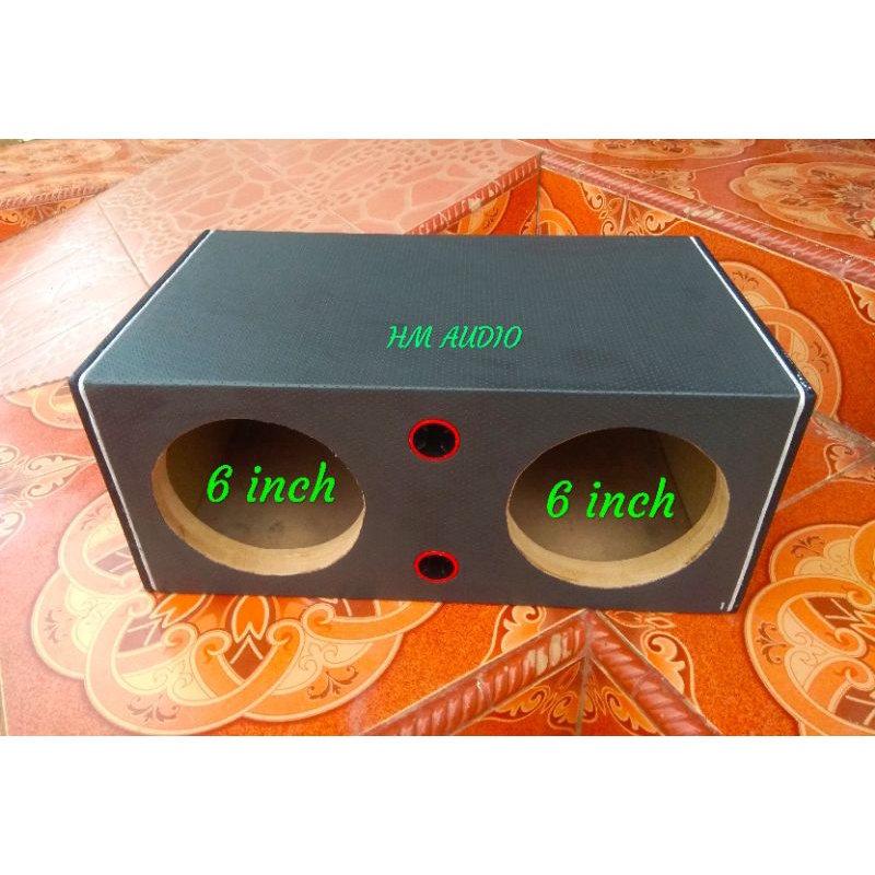 Jual Box speaker 6 inch Double Box subwofer 6" double bahan mdf tebal ...