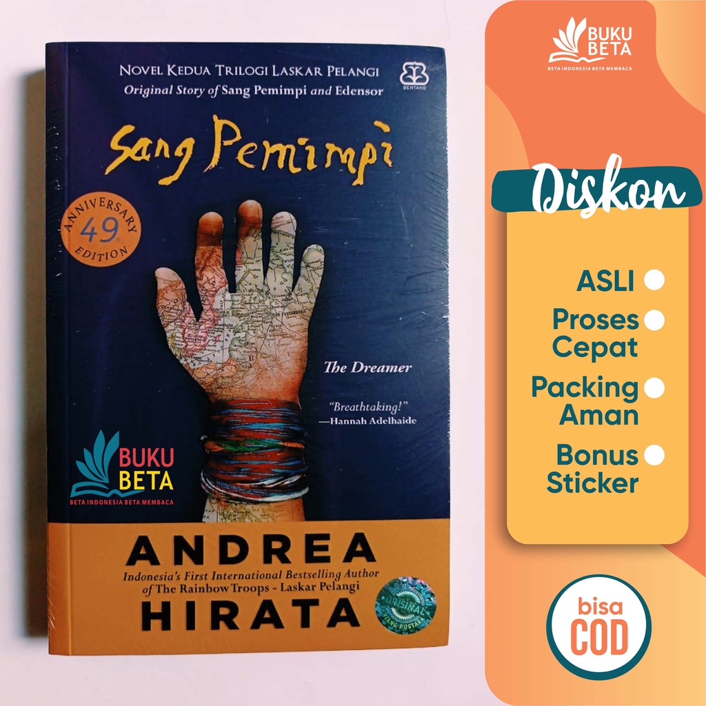 Jual Sang Pemimpi - Andrea Hirata - Bentang | Shopee Indonesia