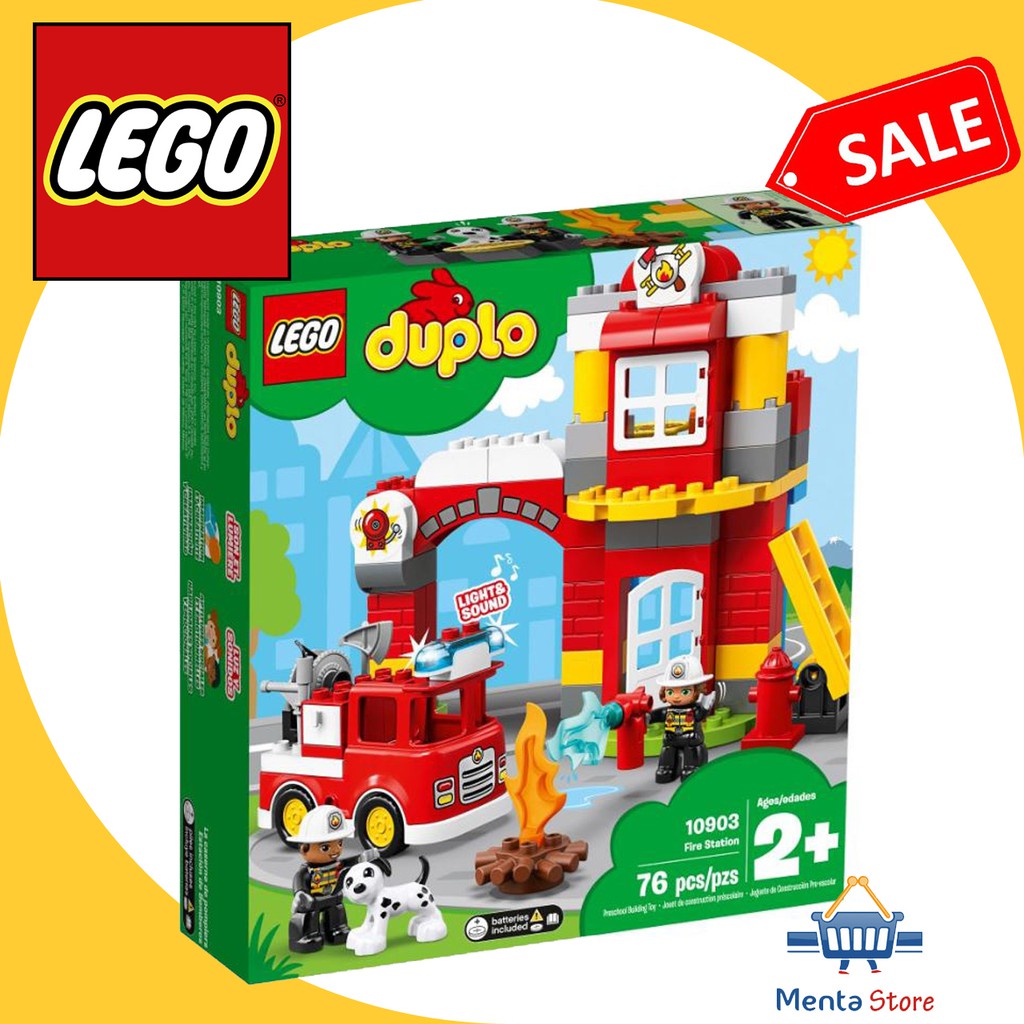 Jual LEGO DUPLO 10903 Fire Station Pemadam Kebakaran Figures Toddler ...