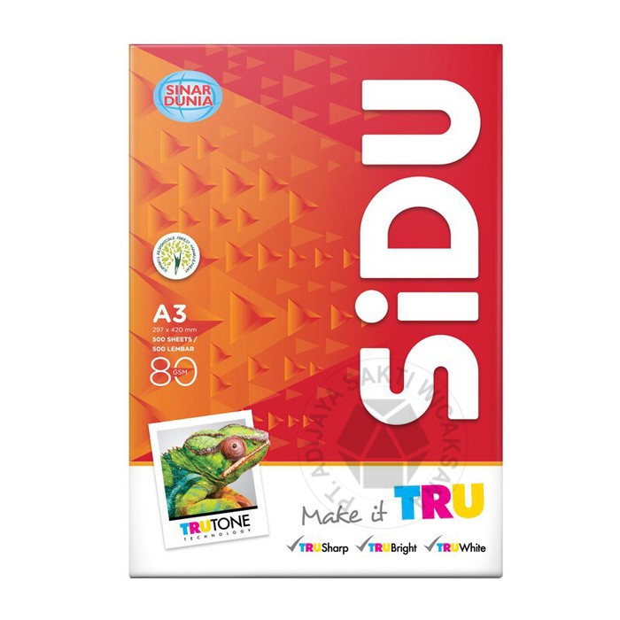 Jual HVS SIDU 80 A3 PD (New) | Shopee Indonesia