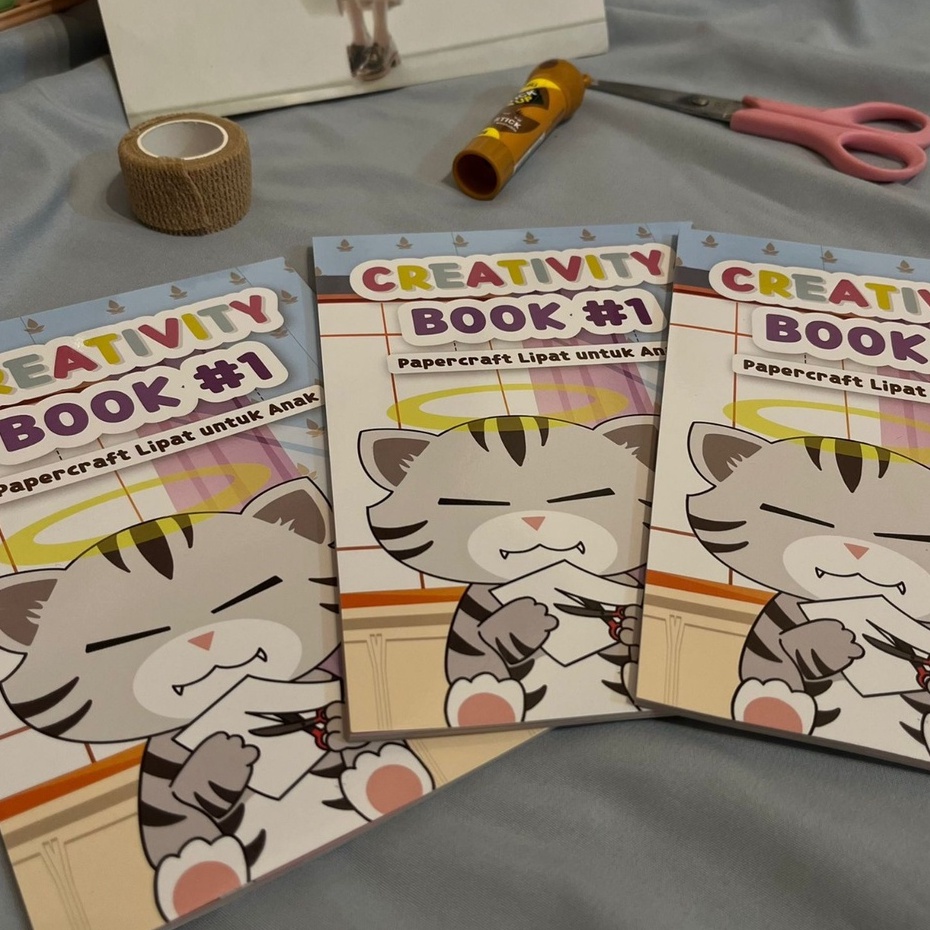 Jual BUKU ORIGAMI LUCU PAPER CRAFT CREATIVITY ANAK-ANAK IMUT HARGA ...