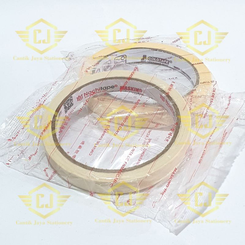 Jual Isolasi Dico Duco Lakban Kertas Masking Tape Goldtape 12 mm x 25 Y ...