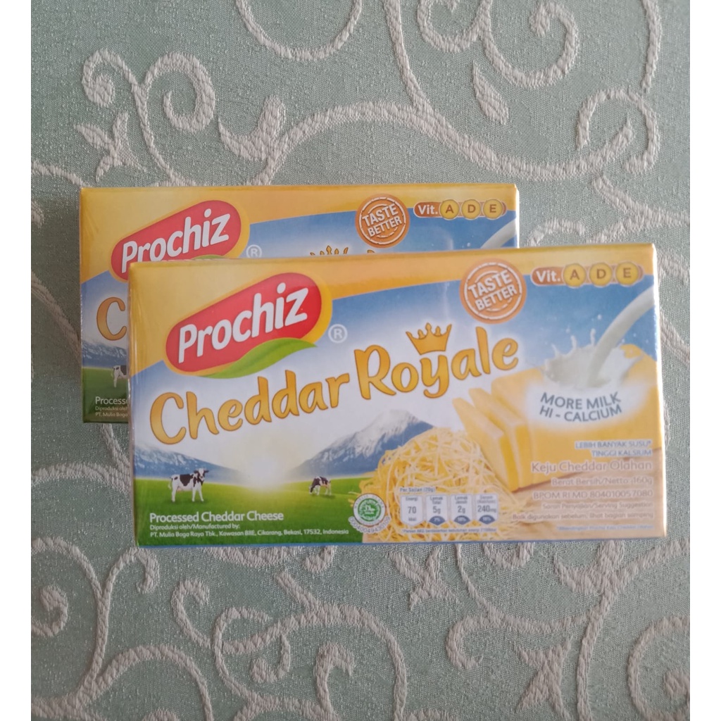 Jual Cheese Keju Cheddar Prochiz Premium 170 Gr Block Cheese | Shopee ...