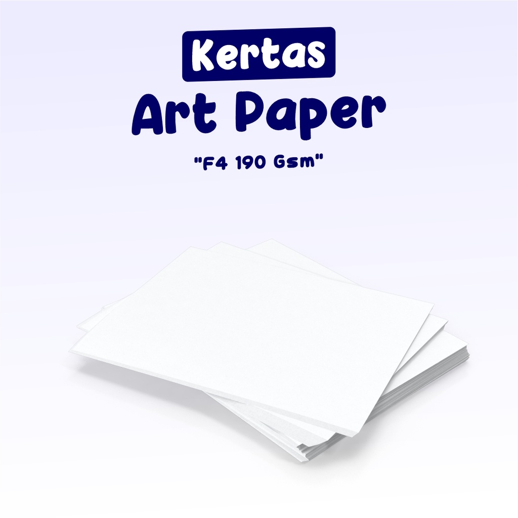 Jual Kertas Art Paper / Art Carton / Art Karton F4 Eceran | Shopee ...