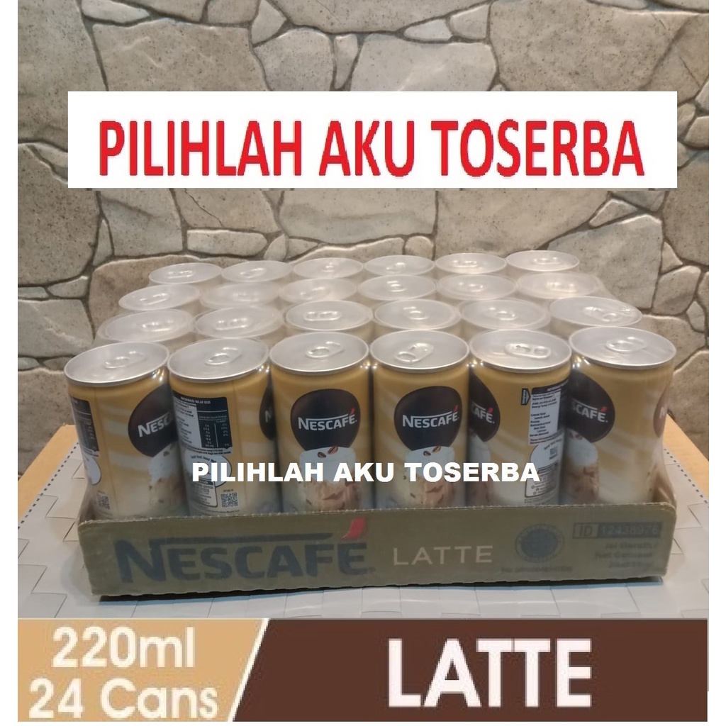 Jual Kopi Nescafe Kaleng / Nescafe Can LATTE 220 ml - (HARGA 1 DUS ...
