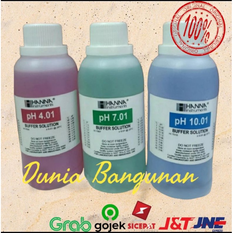 Jual cairan ph buffer solution ph4 /ph7/ ph10 250ml | Shopee Indonesia