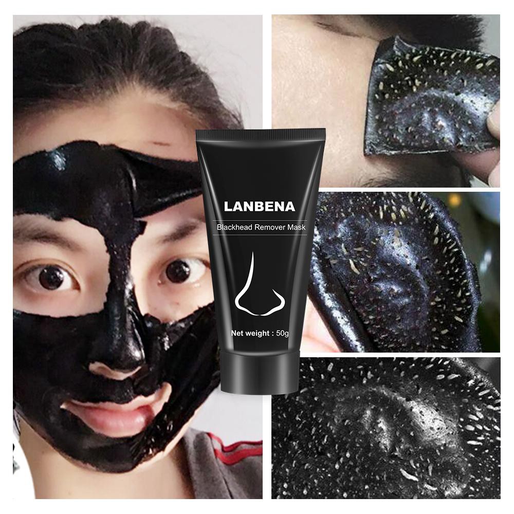 Jual Masker Wajah Angkat Komedo Labena Bleckhead Remover Mask 50 Masker ...