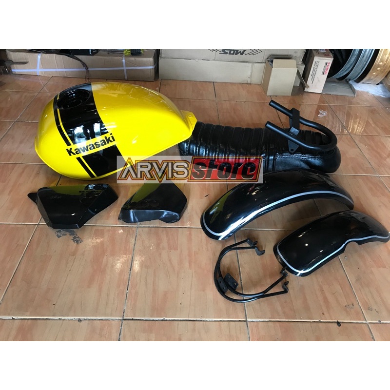 Jual TANGKI CUSTOM KAWASAKI Z250/NINJA 250 KARBU / INJEKSI / TANGKI ...