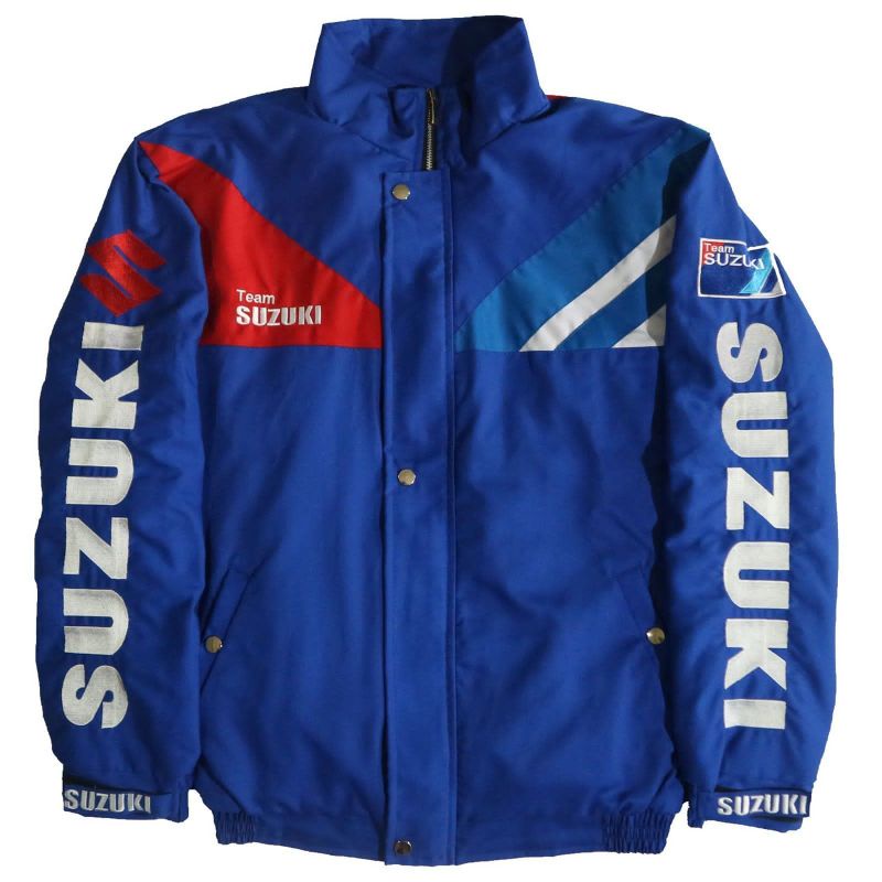 Jual JAKET TEAM SUZUKI BIRU | Shopee Indonesia