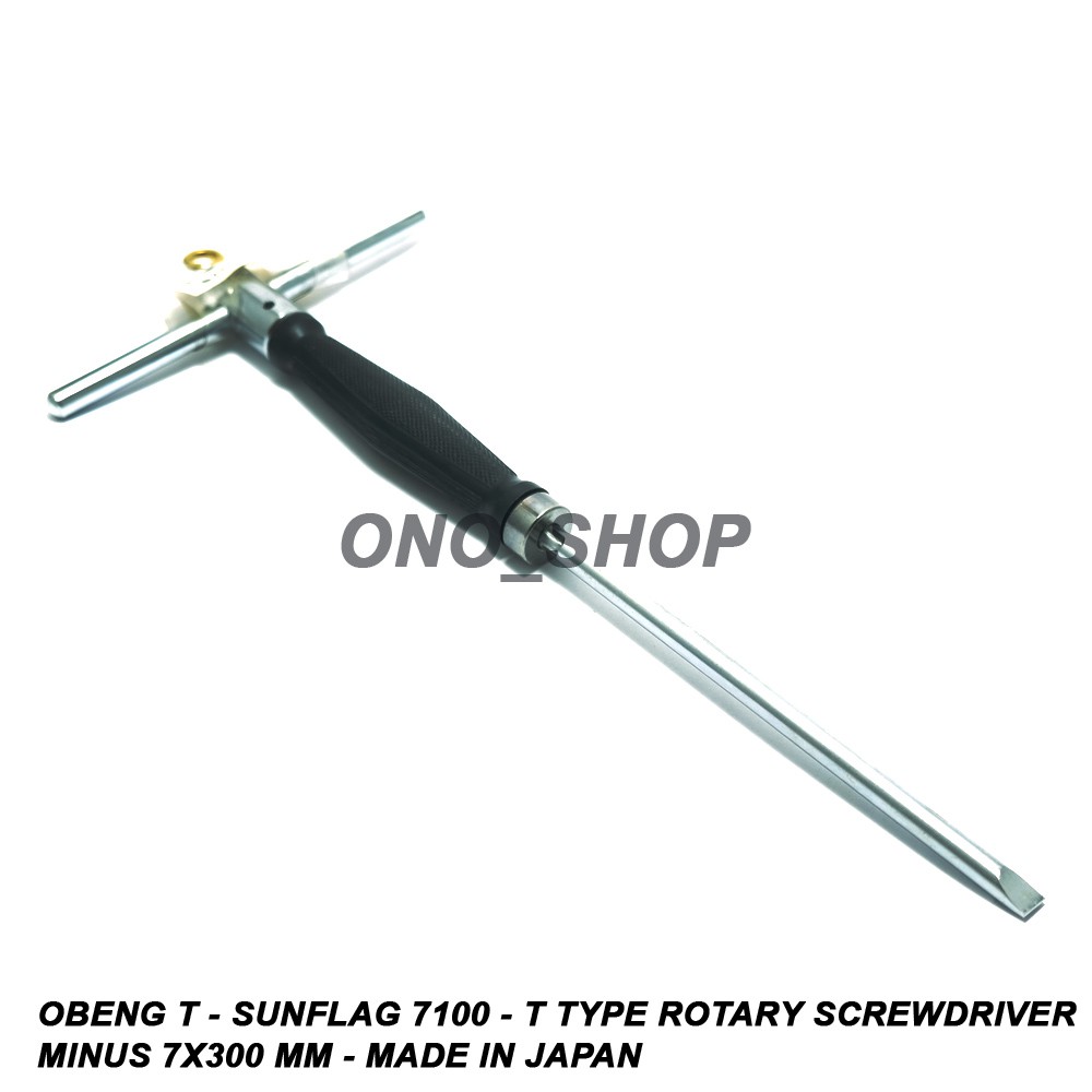Jual Obeng T - Sunflag 7100 - T Type Rotary Screwdriver Minus 7x300 mm ...