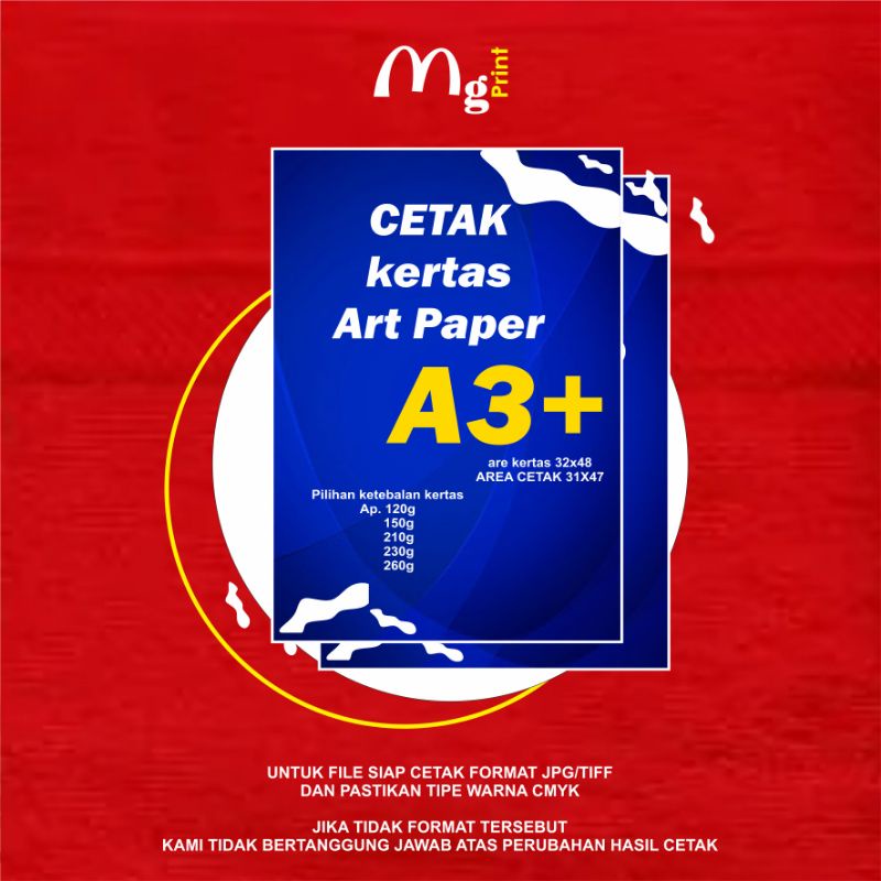 Jual Cetak Kertas ap Art Paper A3+ Poster Foto sampul buku | Shopee ...