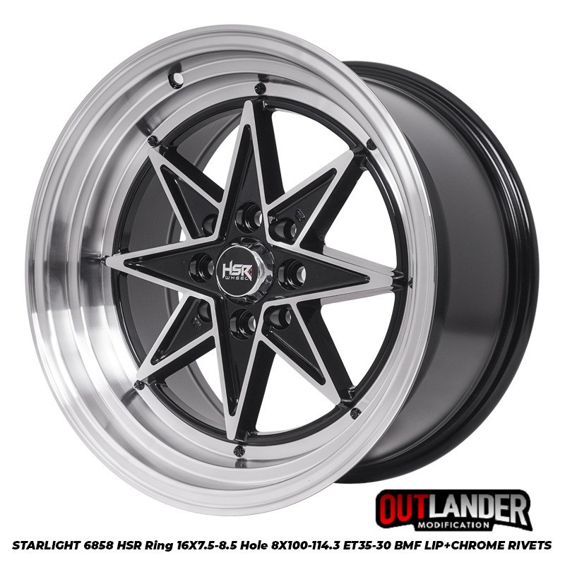 Jual Velg Racing Ring 16 Hsr Type Starlight Pelek Mobil Mobilio Nova ...