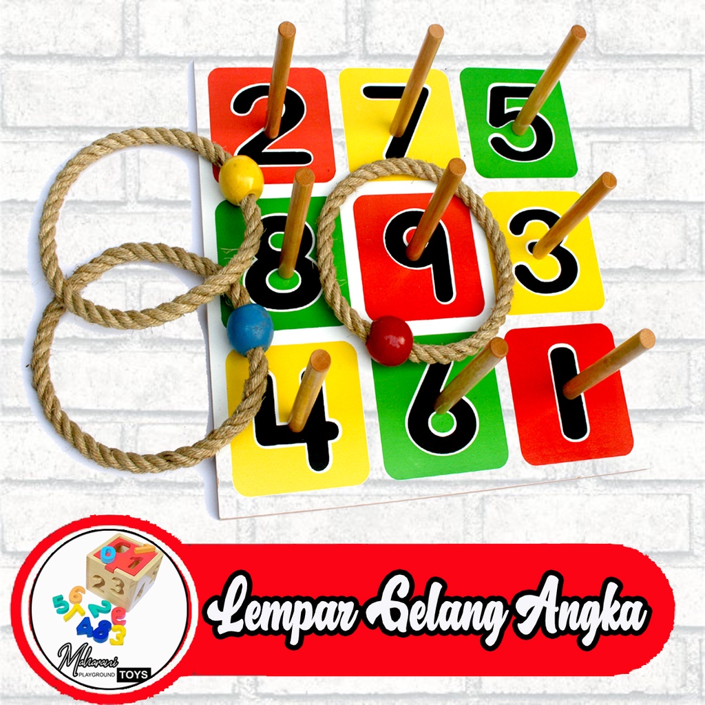 Jual LEMPAR GELANG PAPAN ANGKA > Mainan Edukasi ANak Promo | Shopee ...