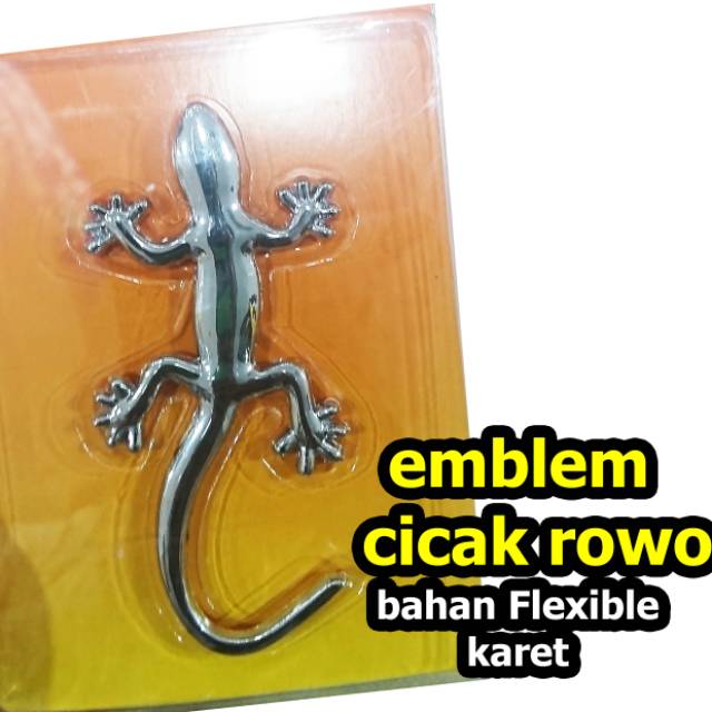 Jual stiker emblem decal motif cicak glow metalic | Shopee Indonesia