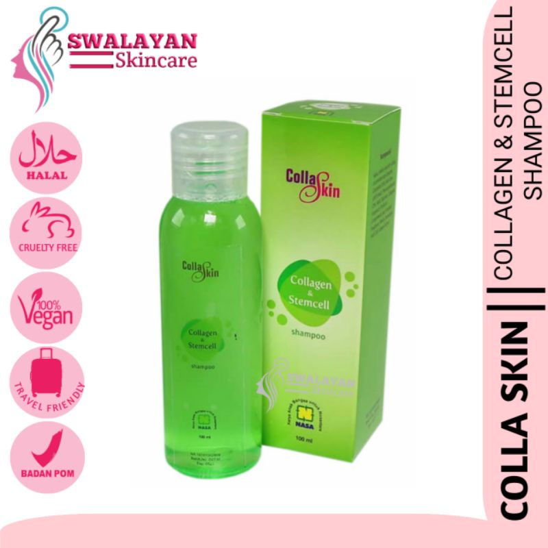 Jual Shampoo Collaskin Nasa Collagen Dan Stemcell Membantu Rambut ...