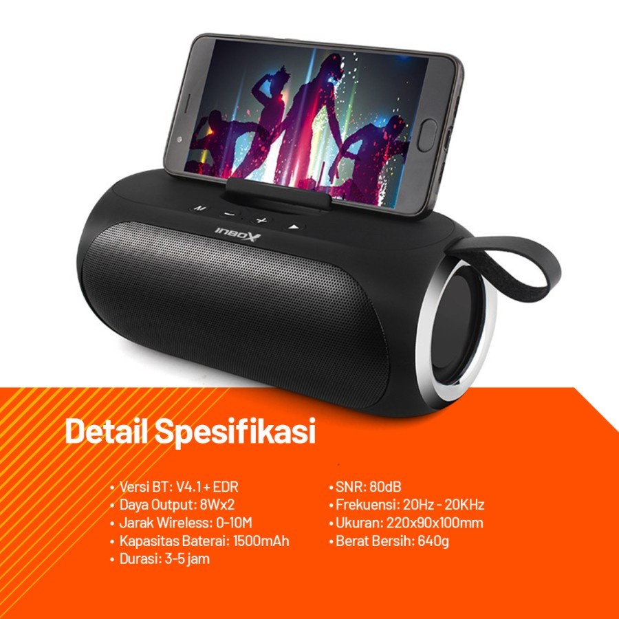 Jual Speaker Bluetooth Inbox SBT09 / Speaker Mini Wireless Inbox ...