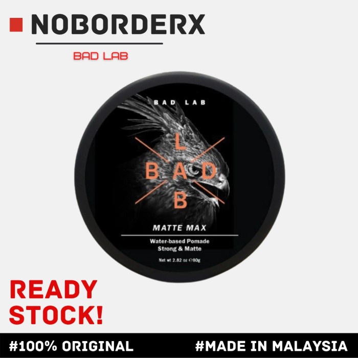 Jual BadLab / Bad Lab Matte Max Waterbased Pomade | Shopee Indonesia