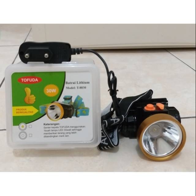 Jual Lampu Senter Kepala 30w led/head lamp cas - WarmWhite | Shopee ...