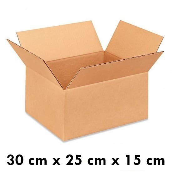Jual Kardus Box Karton Packing Murah Baru Ukuran 30 cm x 25 cm x 15 cm ...