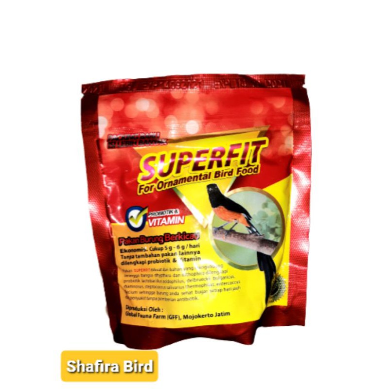 Jual Superfit red high protein voer pur pakan burung murai kacer ...