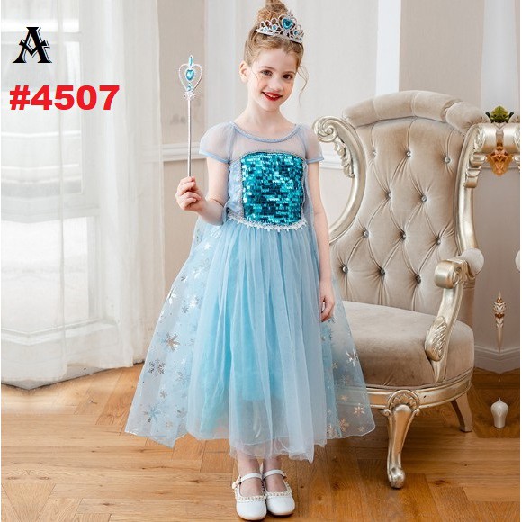 Jual DRESS PESTA ANAK TEMA ELSA FROZEN (RSBY-4507) | Shopee Indonesia