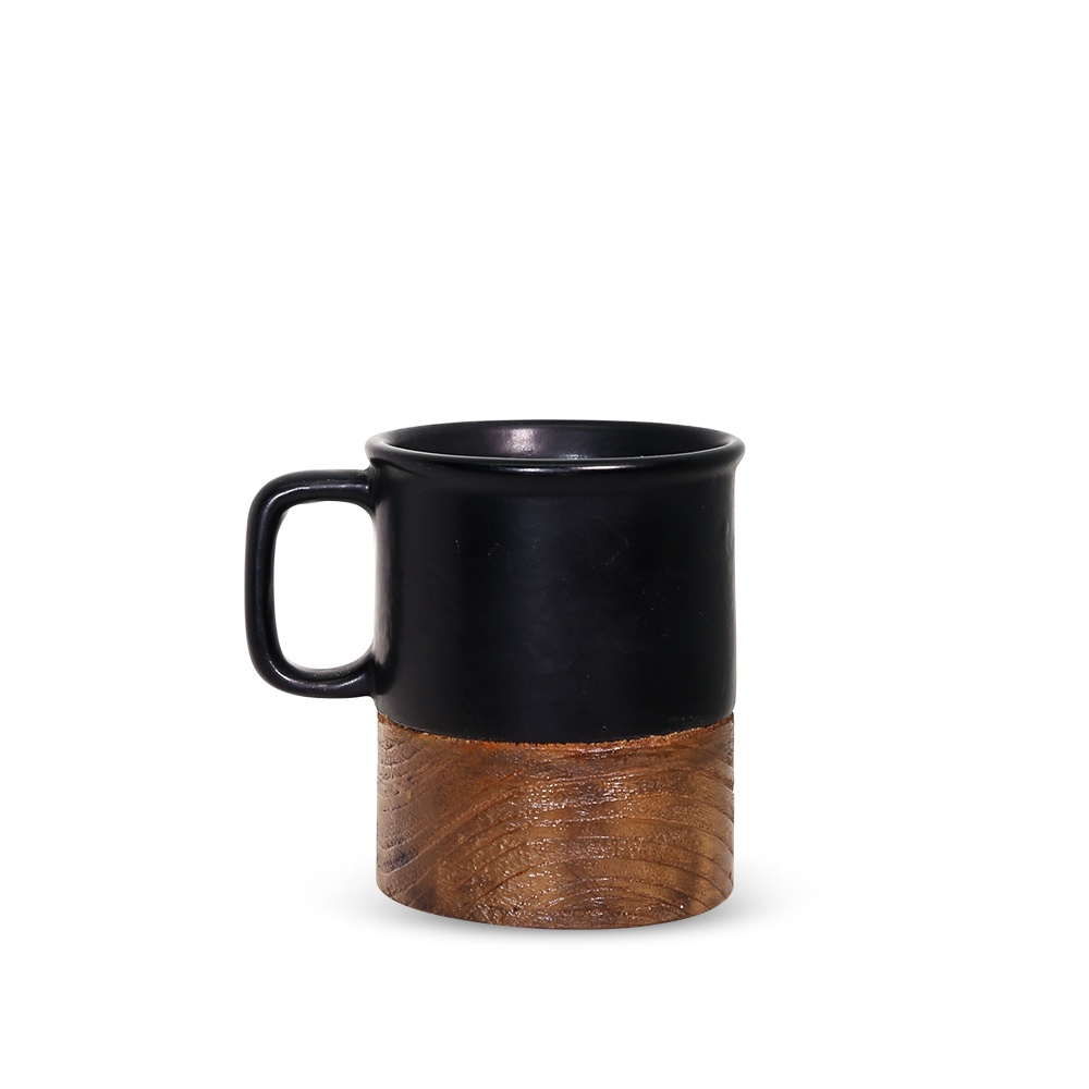 Jual Cangkir Kopi Keramik Lumosh Slim Coffee Mug Black Doff | Shopee ...