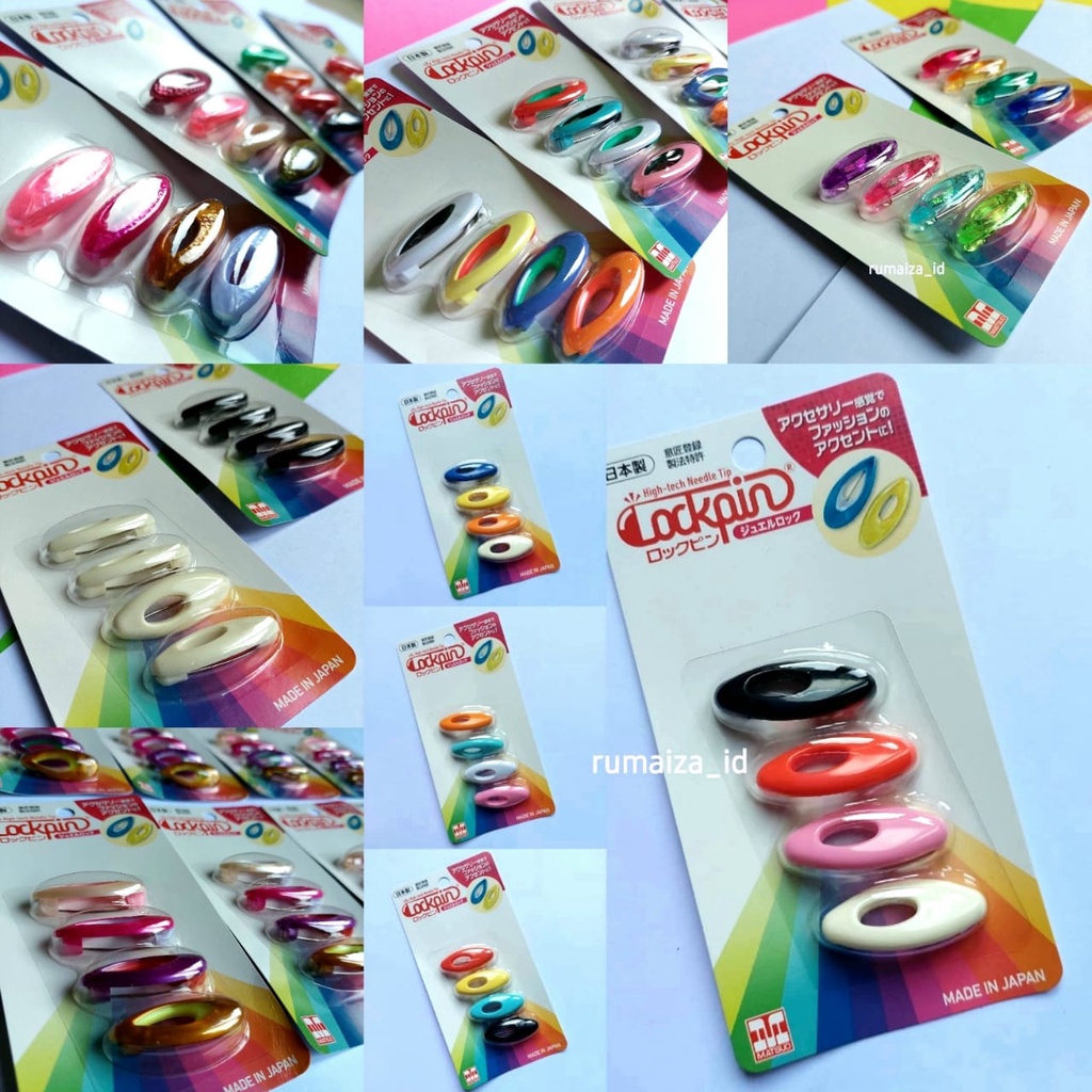 Jual (1 Set 4 pcs) Peniti Lockpin Original / Peniti Pijen Pigeon ...