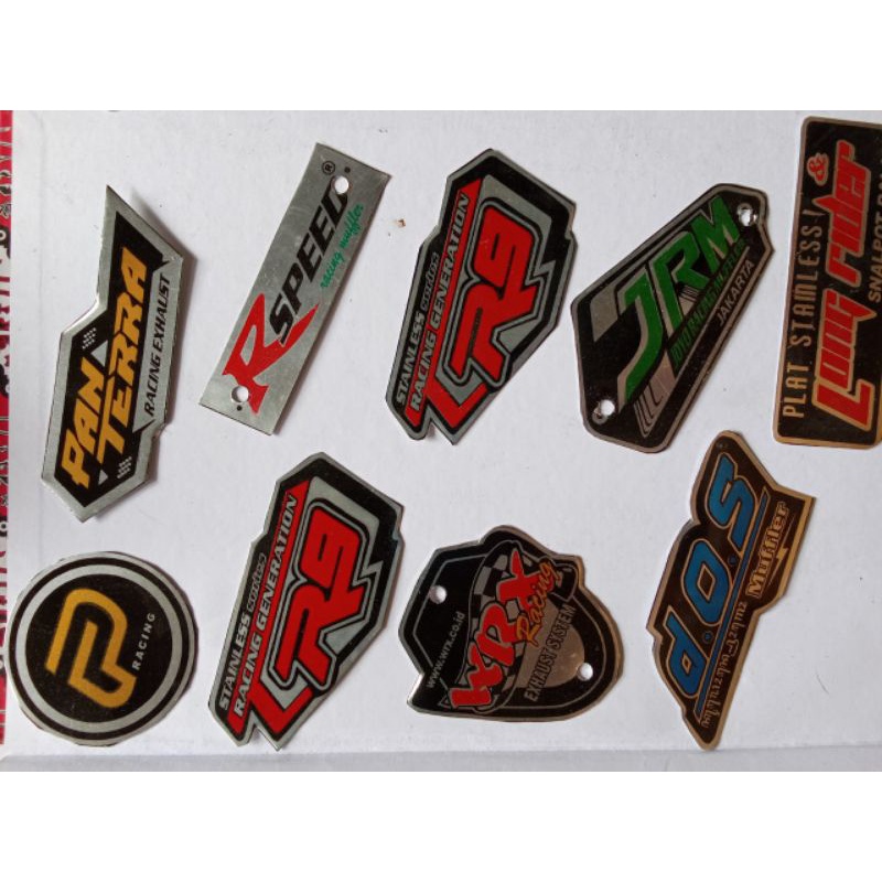 Jual logo emblem merek knalpot motor racing murah | Shopee Indonesia