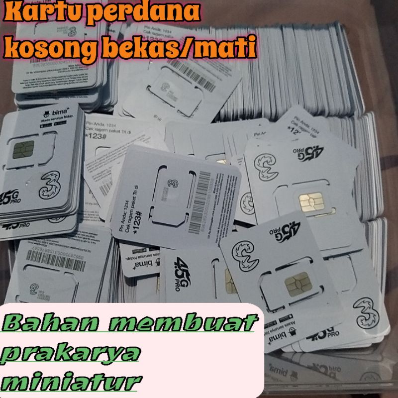 Jual MB0015 TERBARU SIMCARD MATI CANGKANG Chip Bekas Kartu Perdana Mati ...