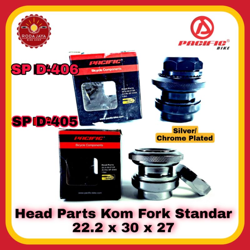 Jual PASIFIC SP-D405 D406 Headset Head parts Kom Fork Standar 22.2mm ...