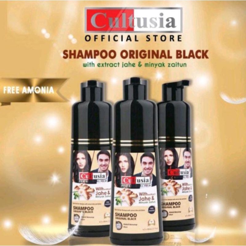 Jual CULTUSIA SHAMPO SEMIR ORIGINAL BLACK & BROWN ( Hitam & Coklat ...