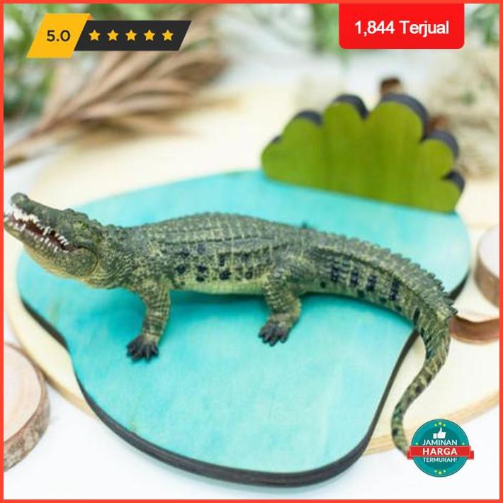 Jual Action Figure Mojo Fun Crocodile With Articulated Jaw / Buaya ...