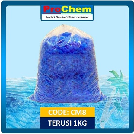 Jual 1 kg Gram Trusi Pembiru Air Anti Lumut / Obat Kolam Renang ...