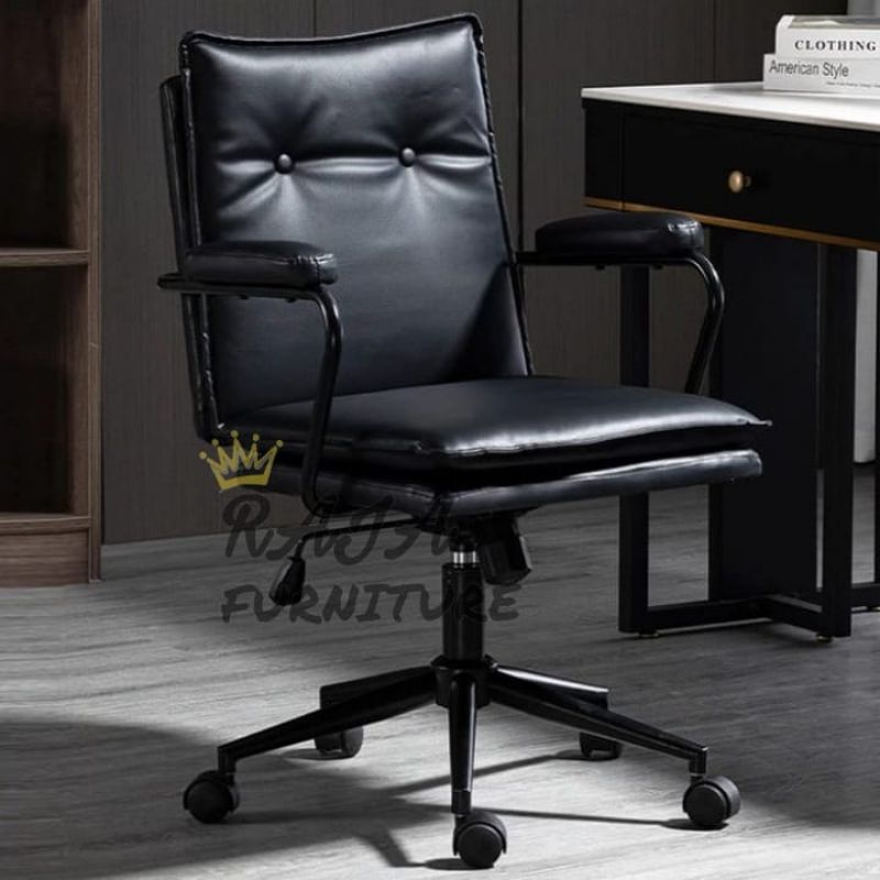 Jual KURSI KANTOR BANGKU KERJA HIDROLIK OFFICE CHAIR MINIMALIS | Shopee ...