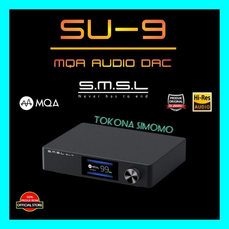 Jual SMSL SU9 / SU-9 Hi-res MQA Bluetooth Fully Balanced DAC Original ...