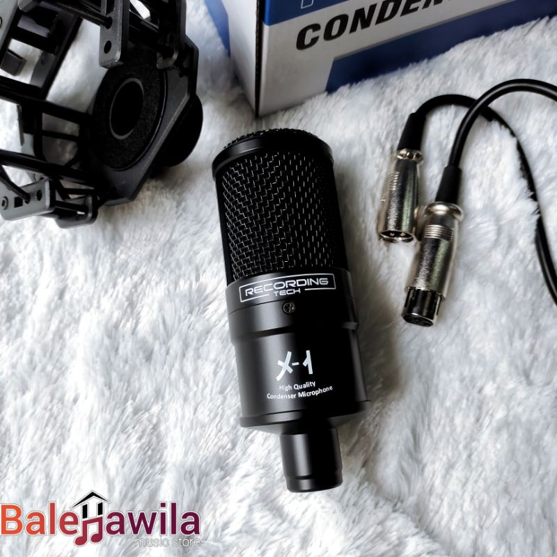Jual Profesional Condensor Microphone Mic Recording Tech X1 X-1 X 1 ...