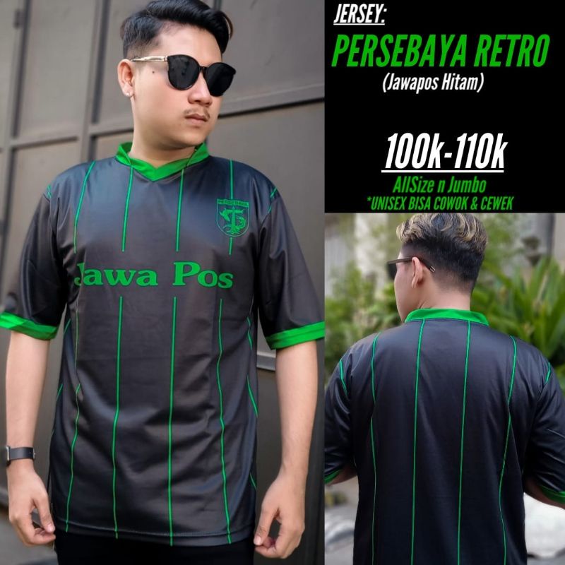 Jual JERSEY RETRO PERSEBAYA AWAY JAWA POS | Shopee Indonesia