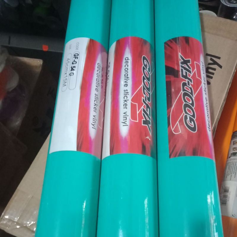 Jual Skotlet Hijau Tosca Glossy / Sticker Hijau Tosca L 45cm x P 50cm | Shopee Indonesia