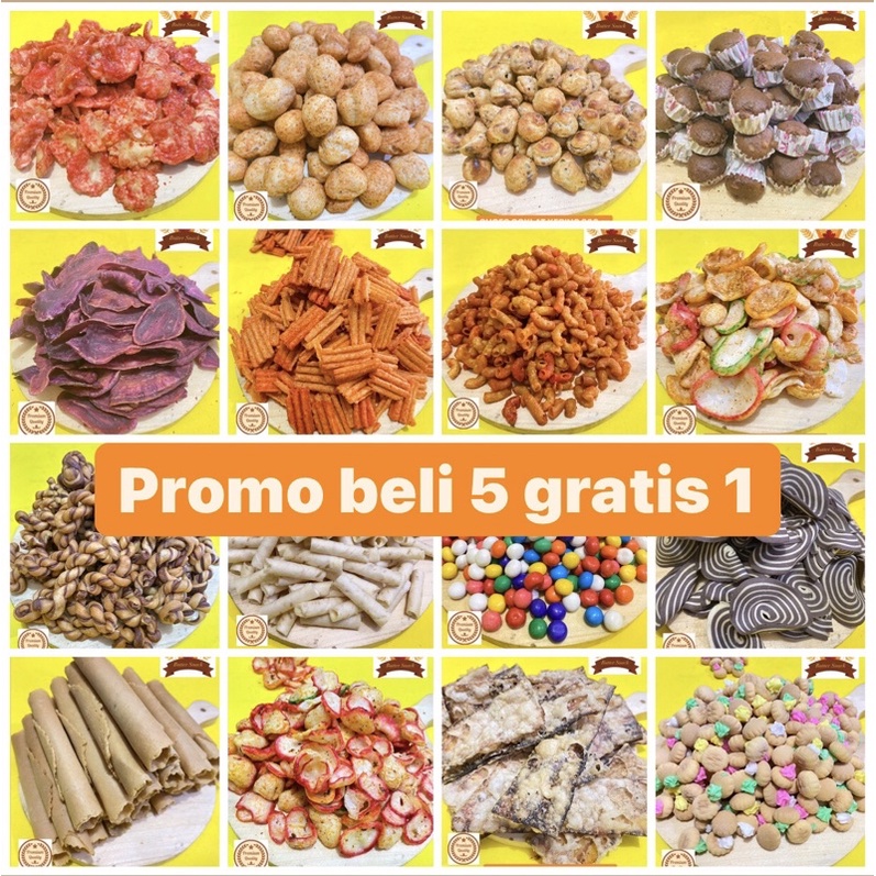 Jual (BUTTER SNACK) SNACK TERLENGKAP MURAH SNACK JAJANAN KUE KERING ...