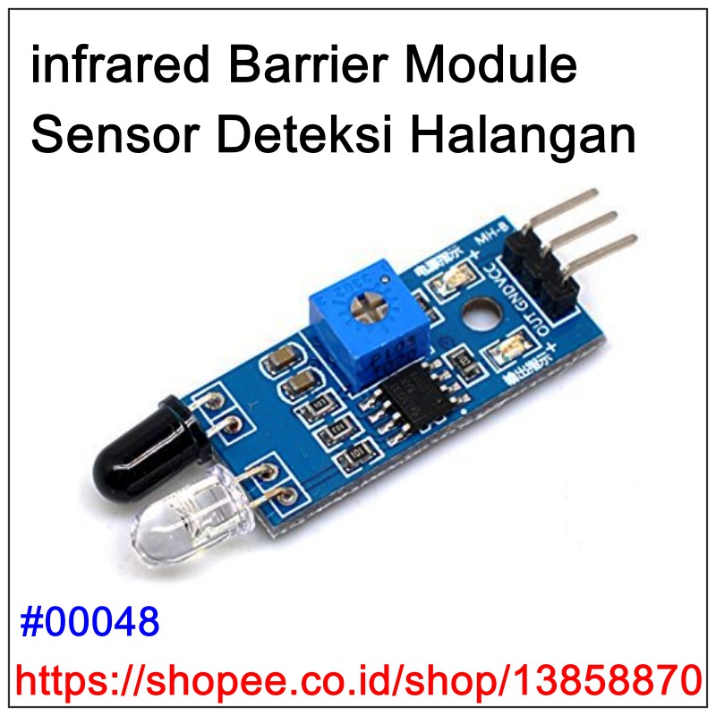 Jual SENSOR DETEKSI HALANGAN INFRARED BARRIER OBSTACLE RINTANGAN MODULE ...