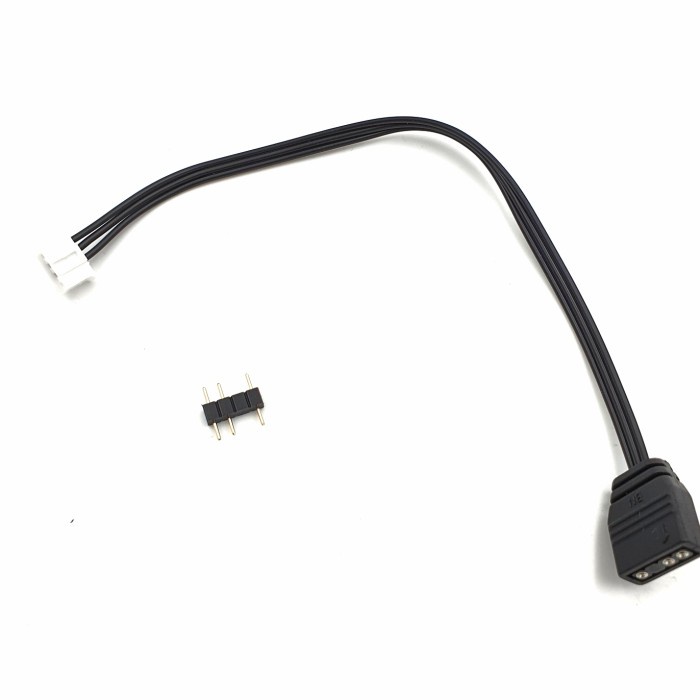 Jual Kabel adapter argb 3 pin 5v to mini rgb cable konverter led fan pc ...