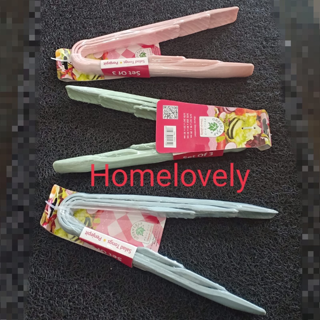 Jual Greenleaf Penjepit Colby Set 3 / Capitan Plastik / Jepitan Kue ...