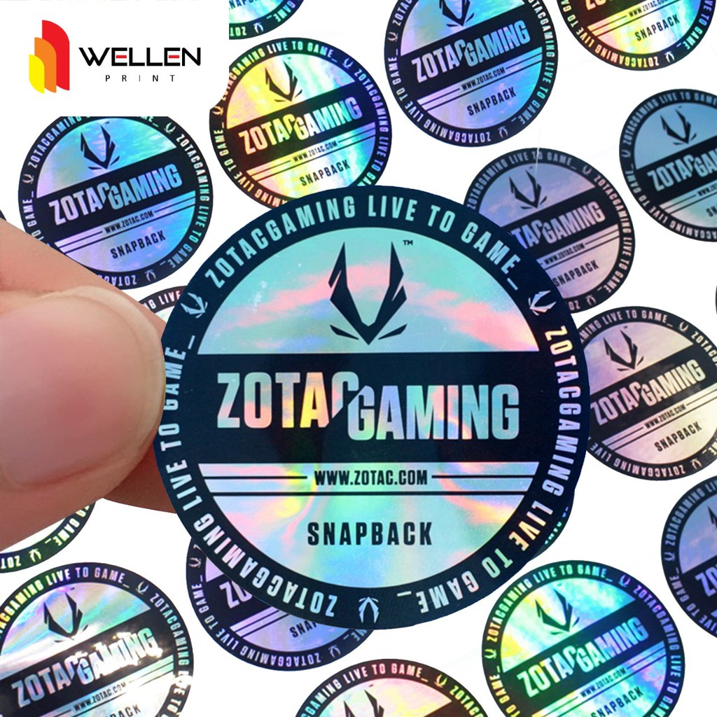 Jual WELLEN PRINT - Cetak Sticker Hologram / Stiker Rainbow / Lebel ...