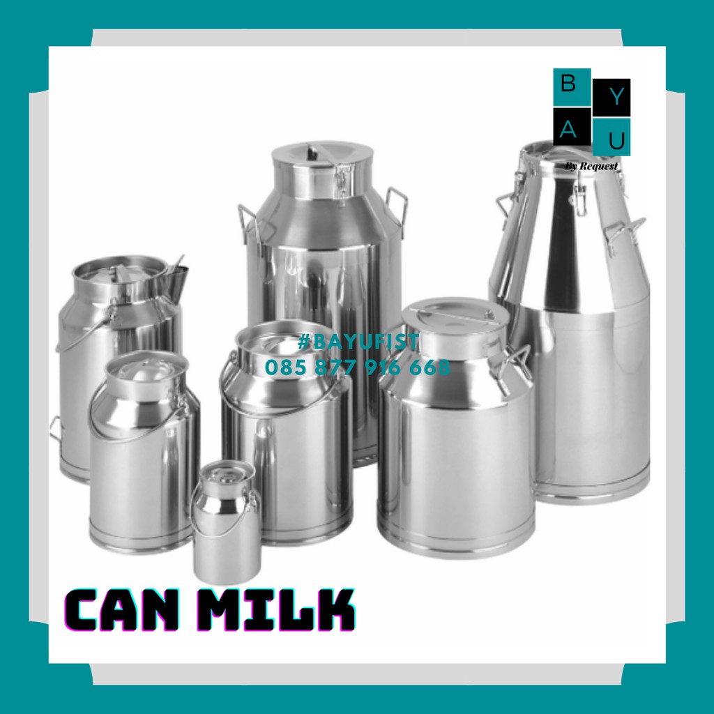 Jual JUAL MILK CAN 2Liter , KEN SUSU, TEKO SUSU, TEMPAT SUSU BAHAN ...