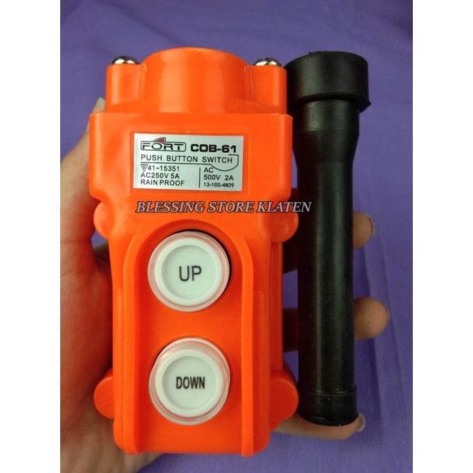 Jual ^^^^^] SPAREPART HOIST / PUSH BUTTON SWITCH COB-61 / REMOTE HOIST | Shopee Indonesia