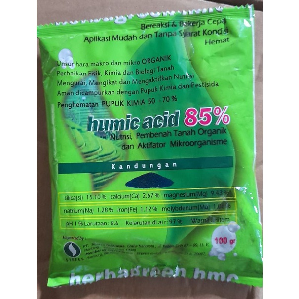 Jual PUPUK ASAM HUMAT/ HUMIC ACID 85% 100 GRAM MADE IN GERMANY | Shopee ...