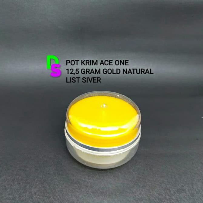 Jual POT KRIM ACE ONE 12.5 GRAM GOLD NATURAL LIST SILVER | Shopee Indonesia