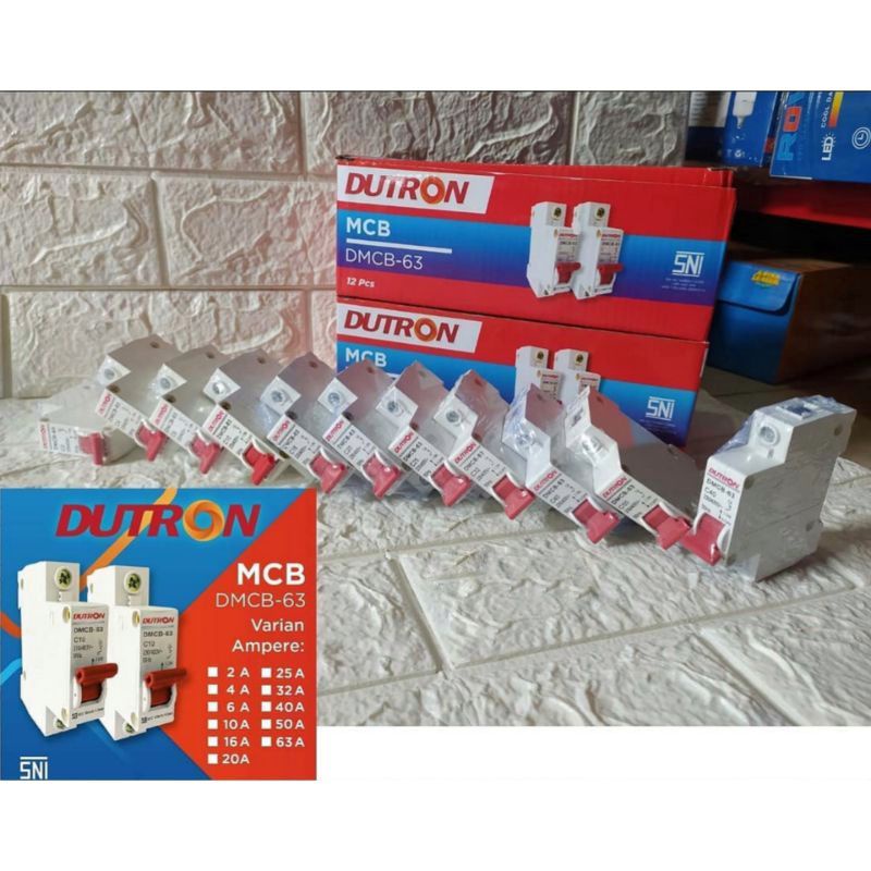 Jual MCB PLN 1 PHASE 2A-63A DUTRON | Shopee Indonesia