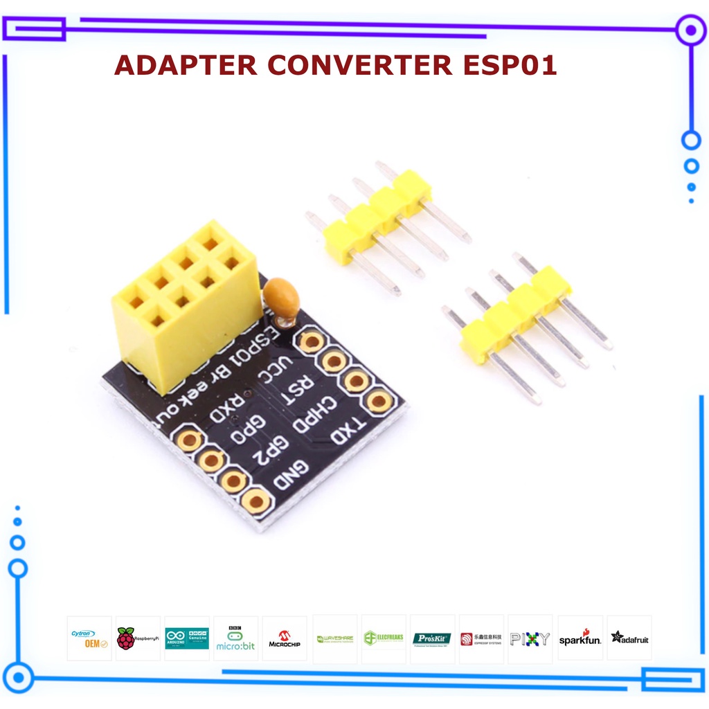 Jual ESP8266 ESP01 ESP01S Breakout Adapter Wifi ESP 01 | Shopee Indonesia Jual ESP8266 ESP01 ESP01S Breakout Adapter Wifi ESP 01 | Shopee Indonesia