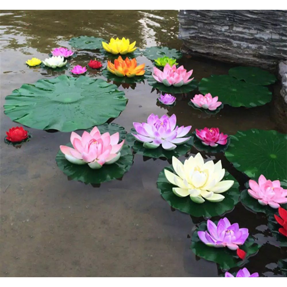 Jual Hiasan Dekorasi Kolam Bunga Teratai Artificial | Shopee Indonesia
